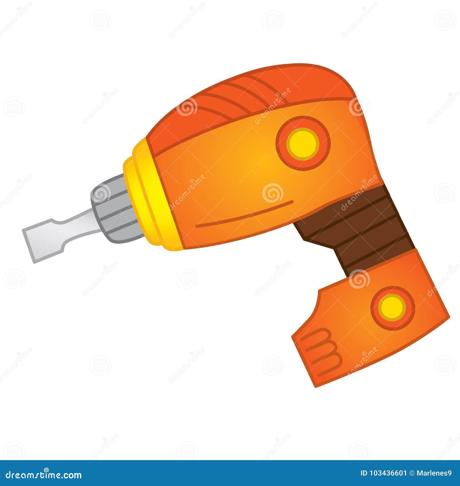 Taladro Del Vector Ejemplo Del Vector Del Taladro Ilustración del ...