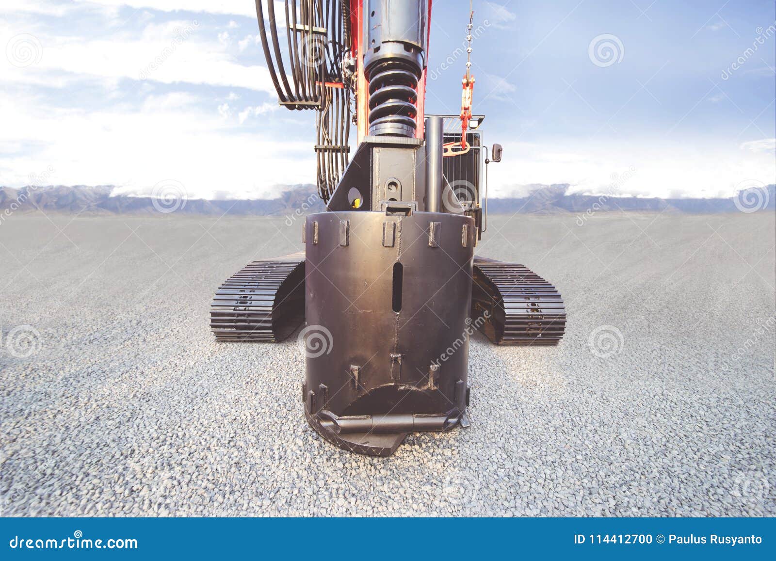 Taladro Grande De Una Maquinaria Resistente Foto de archivo - Imagen de ...