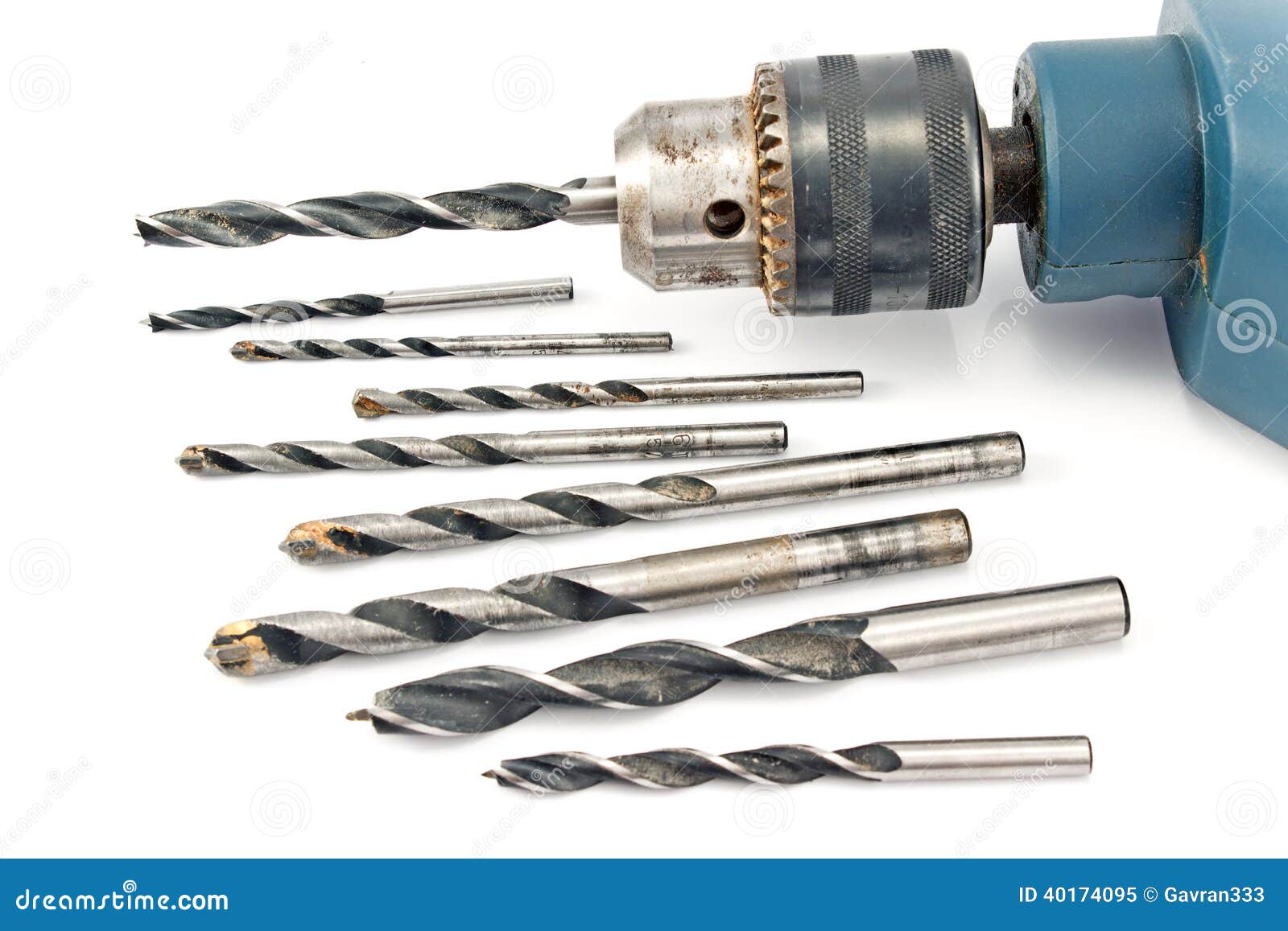 Taladro Y Sistema De Las Brocas De Madera Imagen de archivo - Imagen de ...