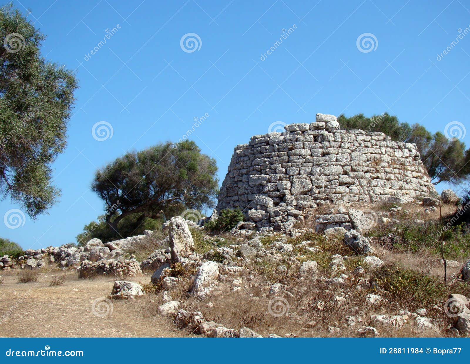 Talaiot in Talati De Dalt, Menorca, Spain Stock Photo - Image of culture, island: 28811984