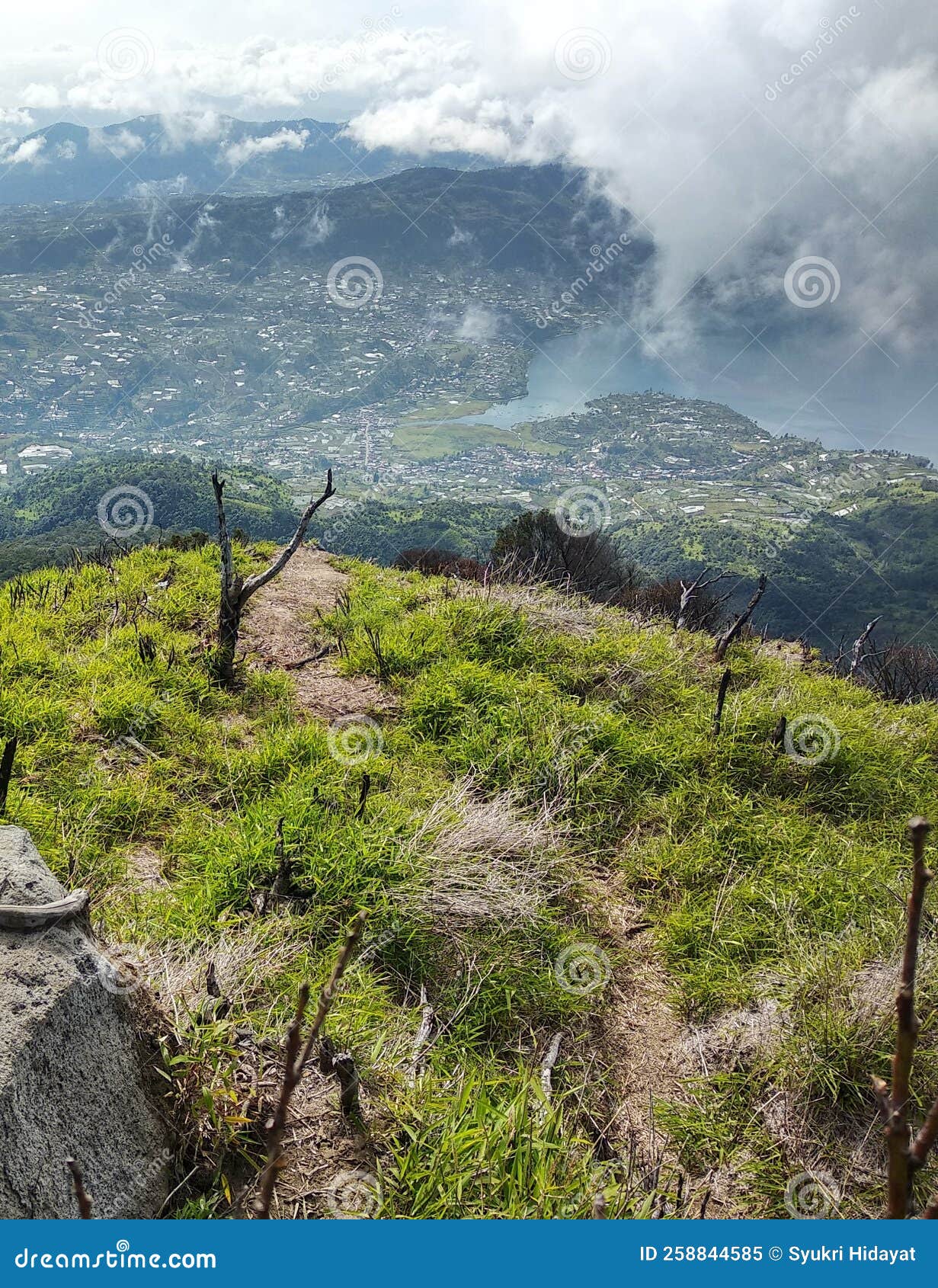 Talang Mountain Solok West Sumatera Stock Image - Image of solok, fell ...