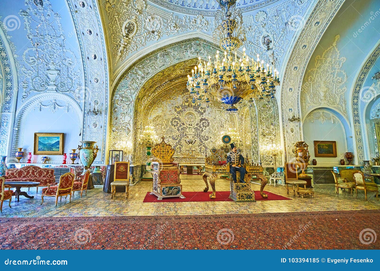 Talar-e Salam Hall De Golestan, Tehran Imagem Editorial - Imagem de ...
