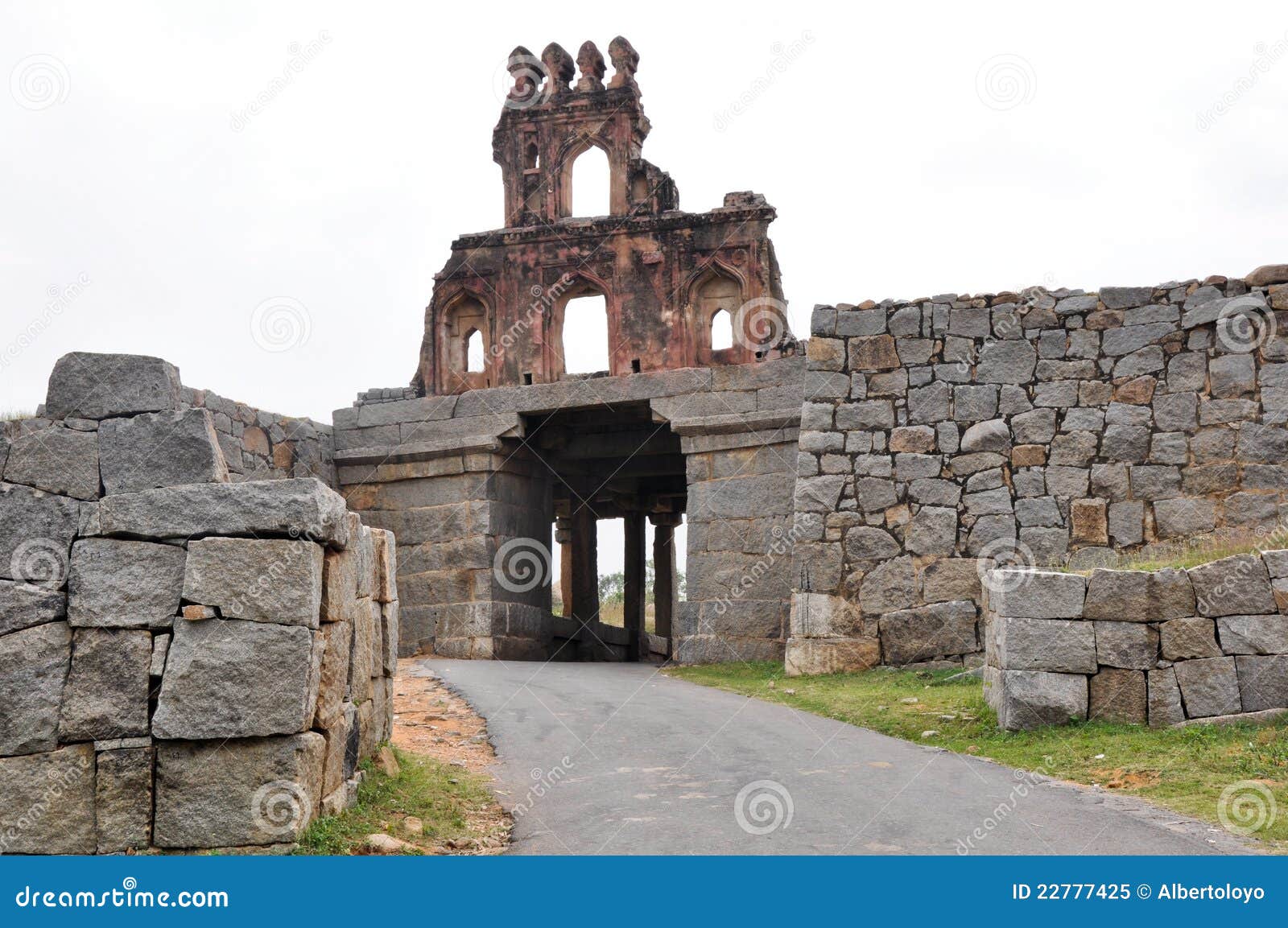 Talarigatta Gate, Hampi, India Stock Image - Image of indian, asia ...
