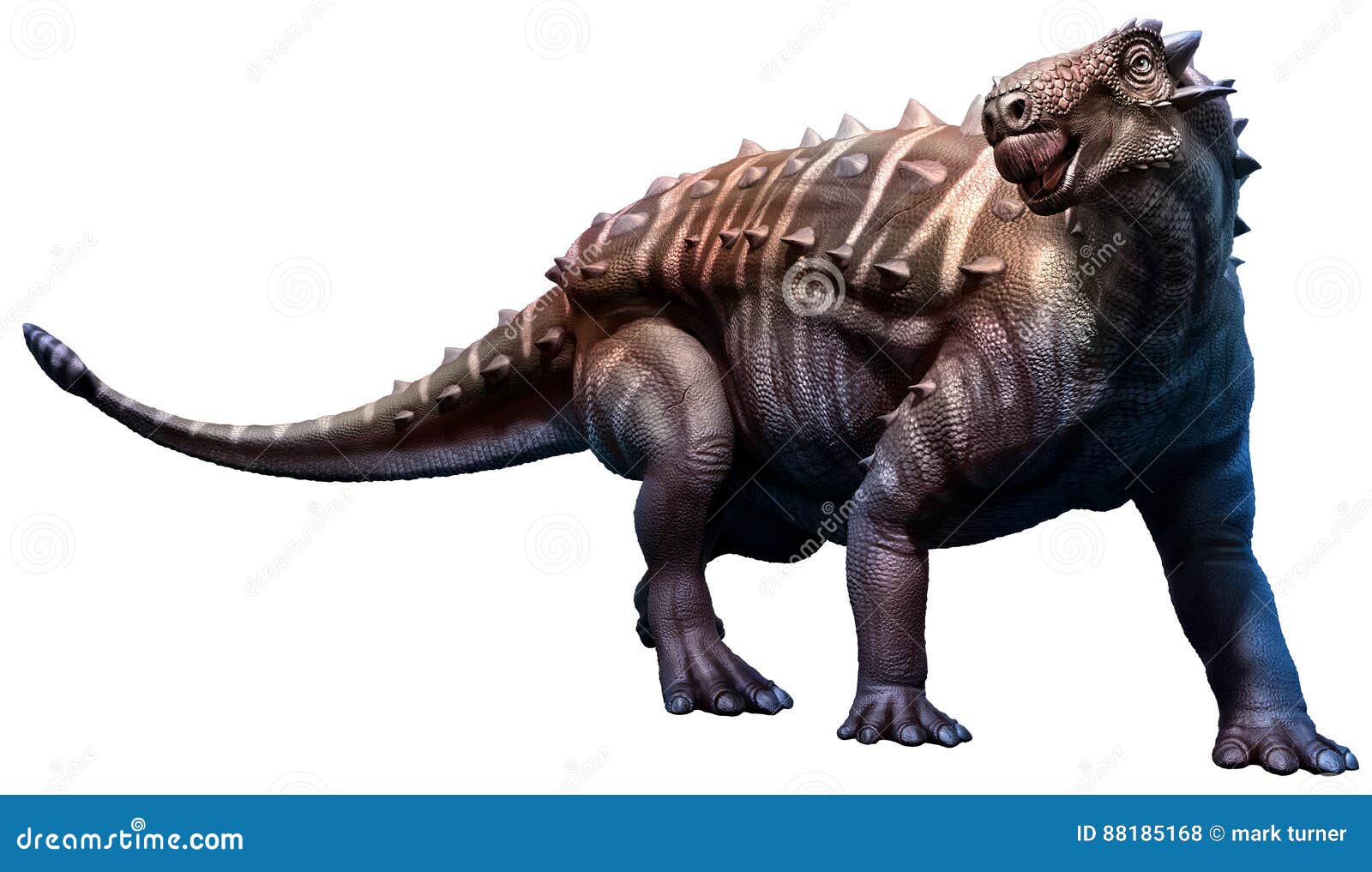 Talarurus stock illustration. Illustration of ankylosaurid - 88185168