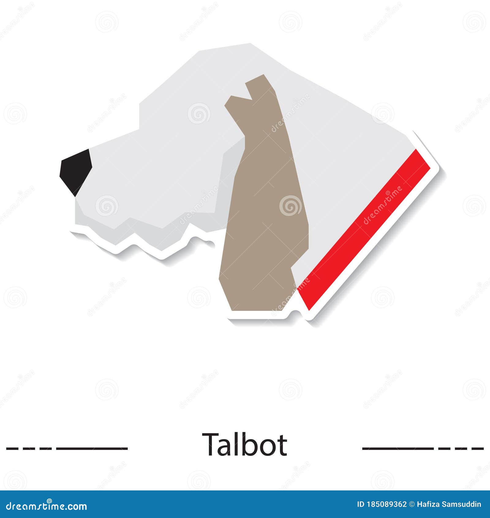 Talbot. Vector Illustration Decorative Design Stock Vector ...