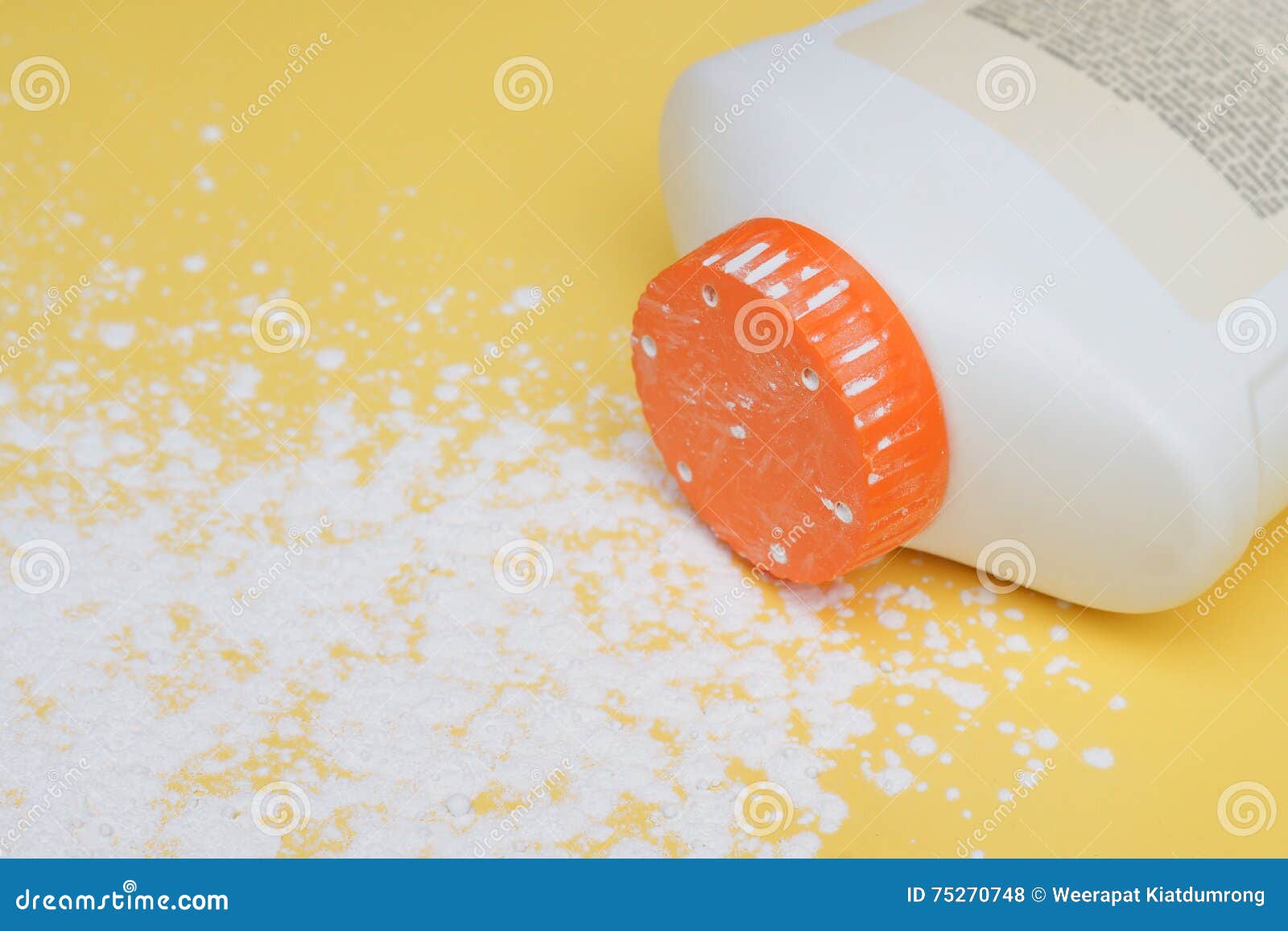 Talcum powder stock photo. Image of object, clean, powder - 75270748