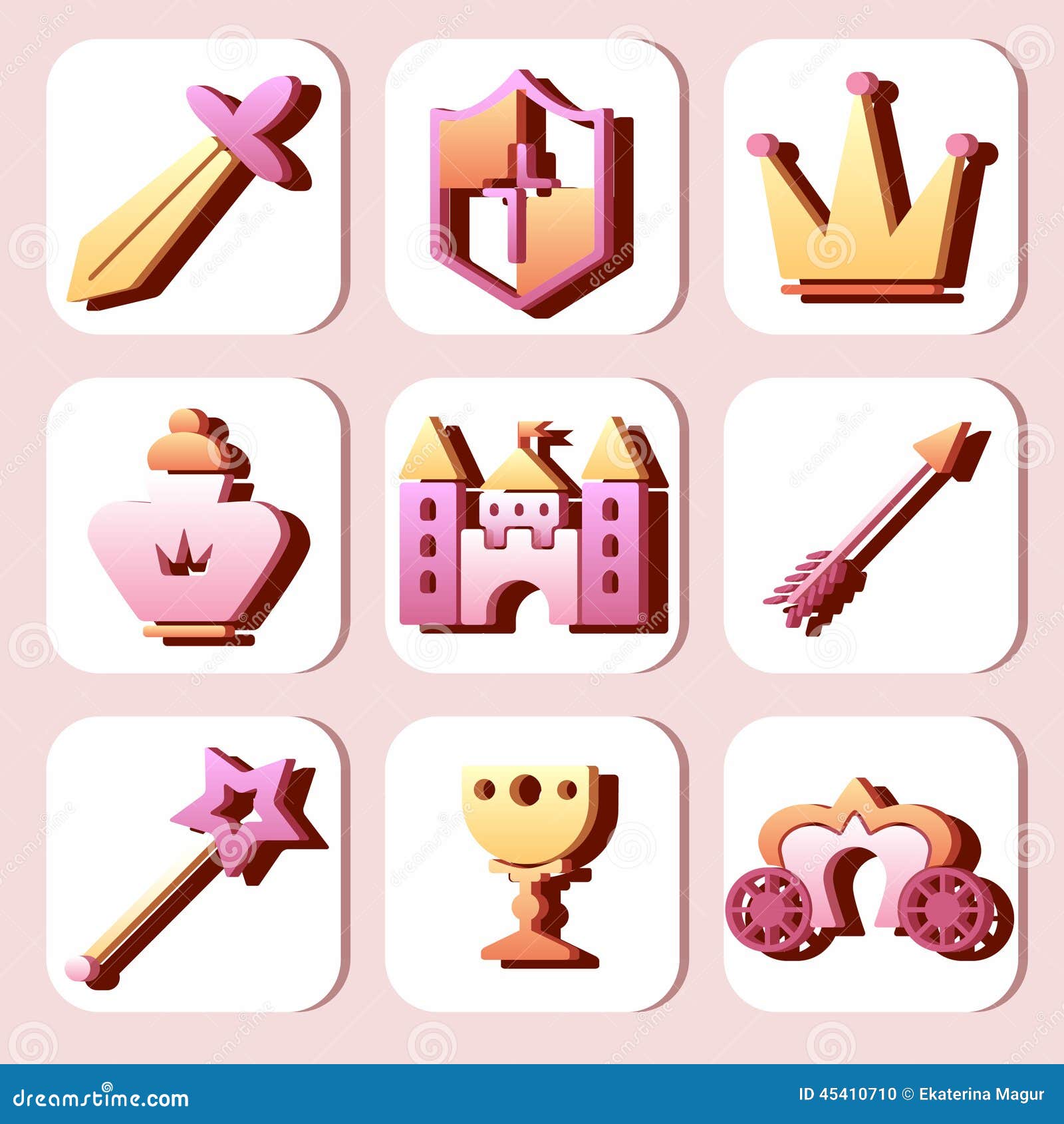 Tale icon set stock vector. Illustration of element, illustrations ...