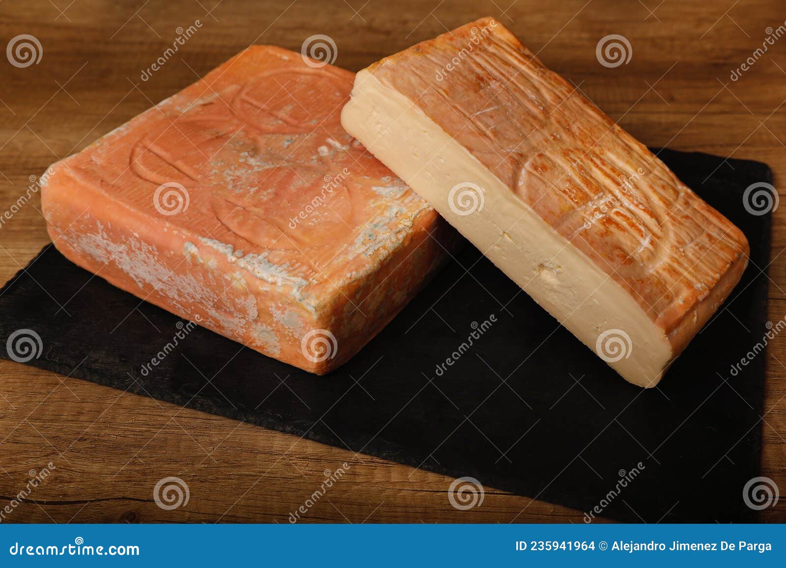 Taleggio Cheese on Rustic Background Stock Photo - Image of restaurant ...