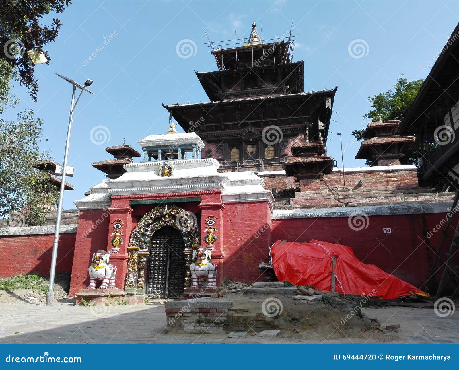 Taleju temple stock photo. Image of durbar, hanuman, square - 69444720