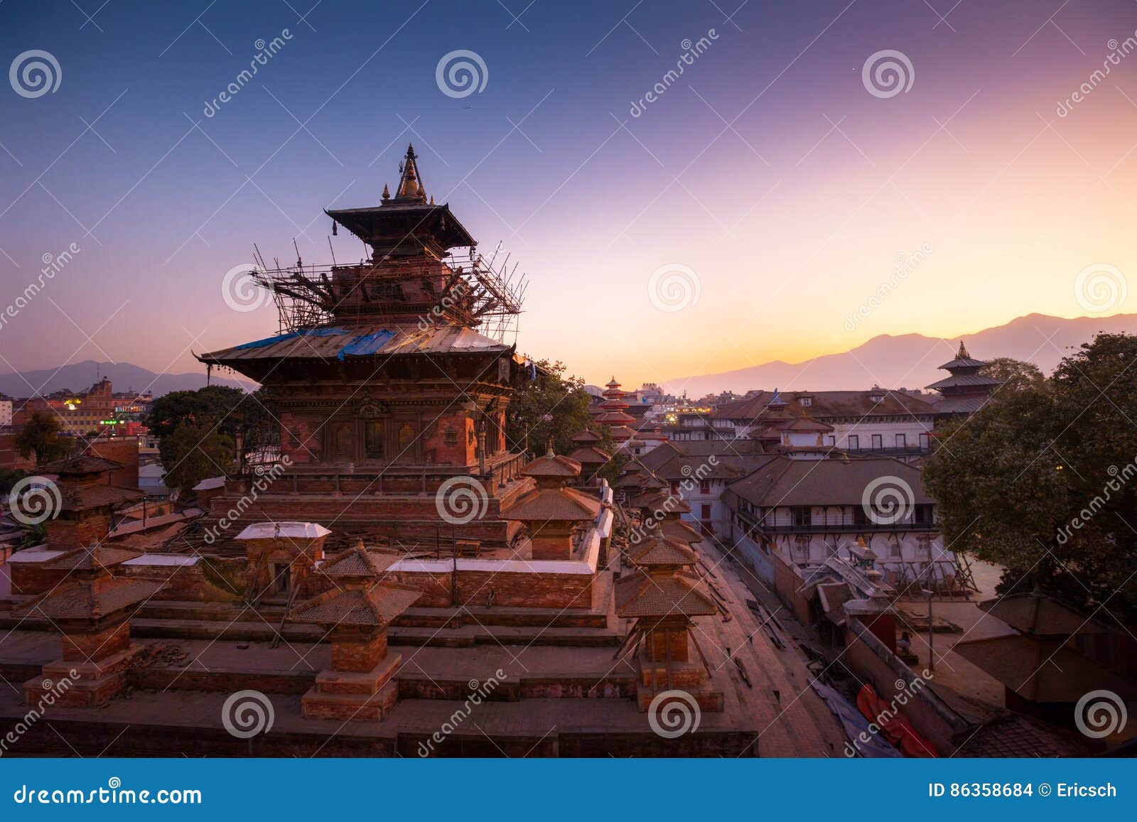 Taleju Temple stock photo. Image of degutalle, culture - 86358684