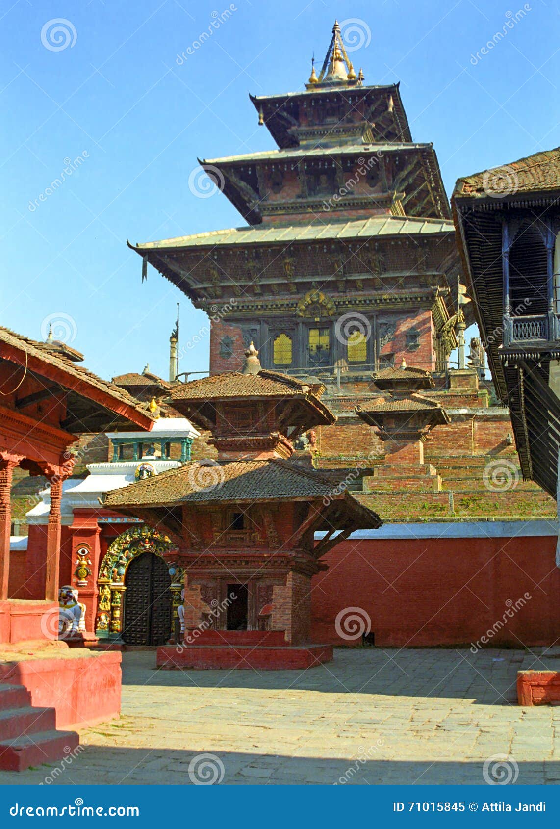 Taleju Temple, Kathmandu, Nepal Editorial Image - Image of asia ...