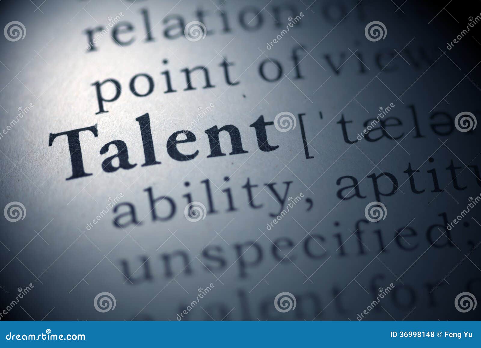 Talent photo stock. Image du information, estamper, texte - 36998148