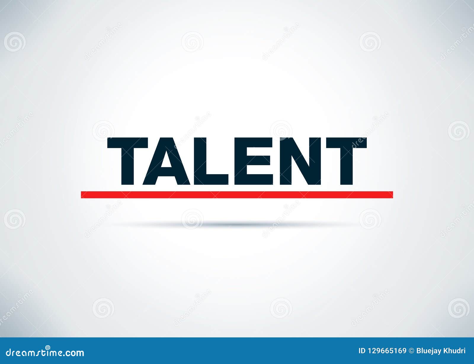 Talent Abstract Flat Background Design Illustration Stock Illustration ...