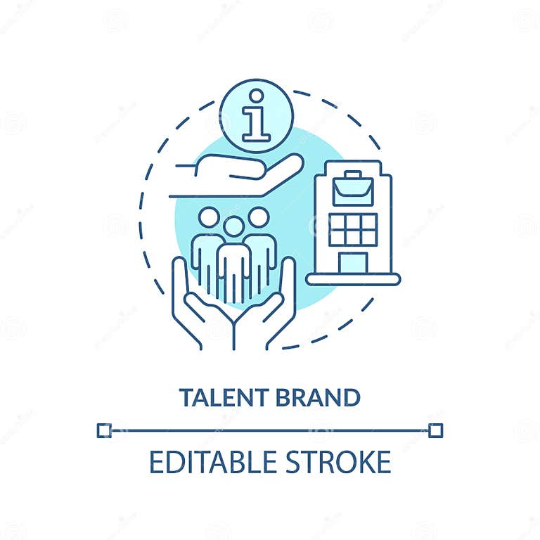 Talent Brand Turquoise Concept Icon Stock Vector - Illustration of ... Talent Brand Turquoise Concept Icon Stock Vector - Illustration of ...