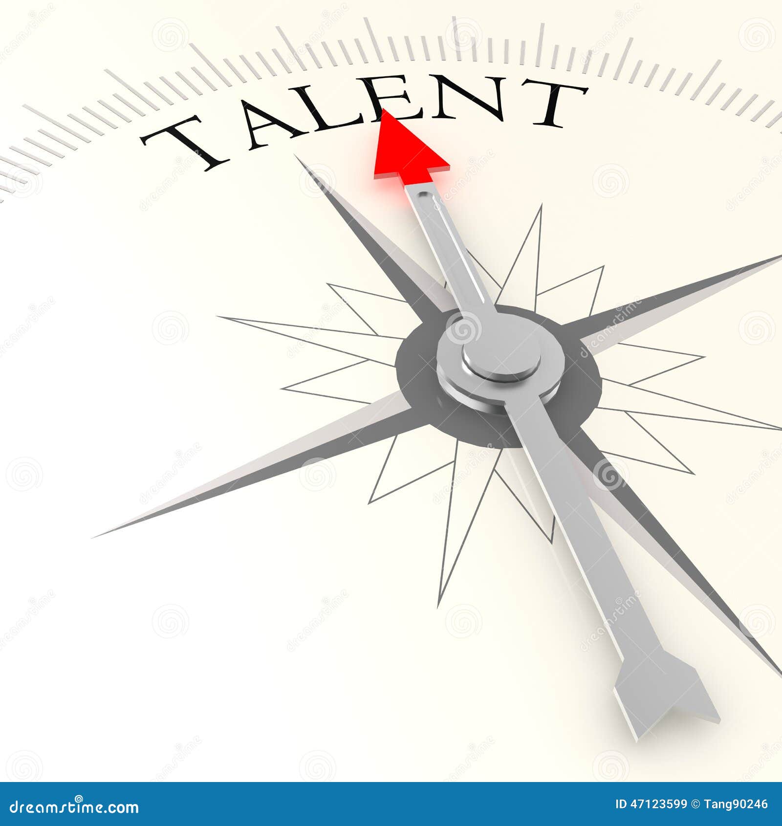 Talent compass stock illustration. Illustration of talent - 47123599