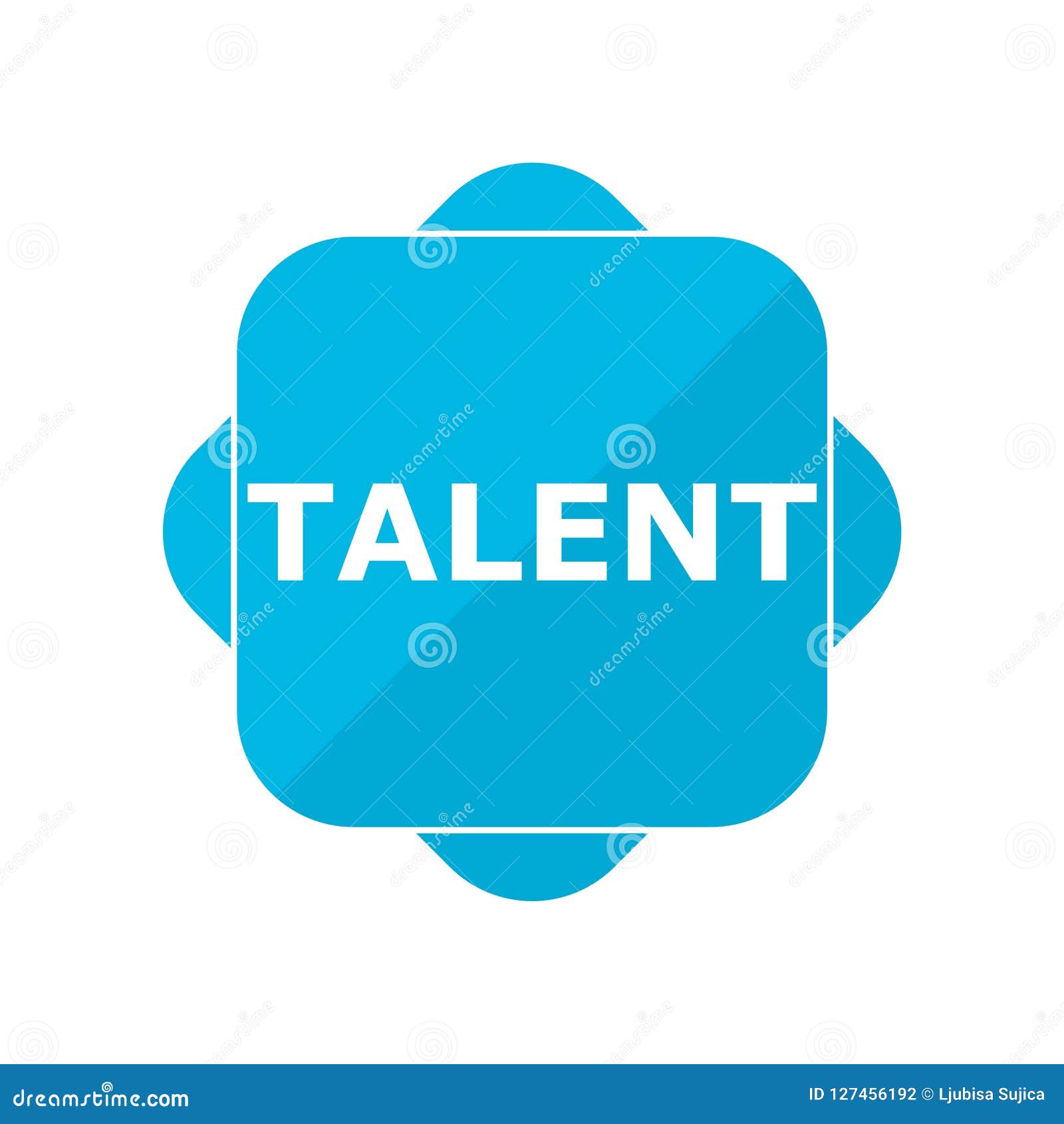 Talent Icon, Talent Simple Vector Logo Stock Vector - Illustration of ...