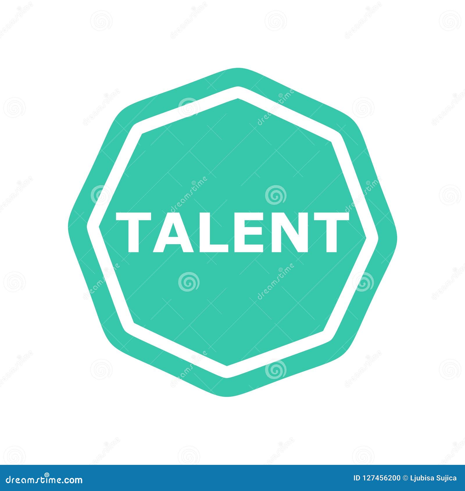 Talent Icon, Talent Simple Vector Logo Stock Illustration ...