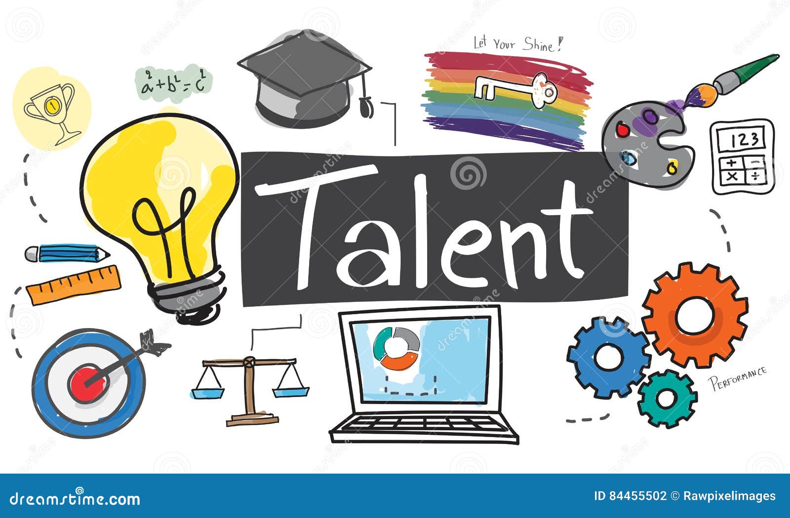 Talent Occupation Abilities Capacity Expertise Concept Stock ...