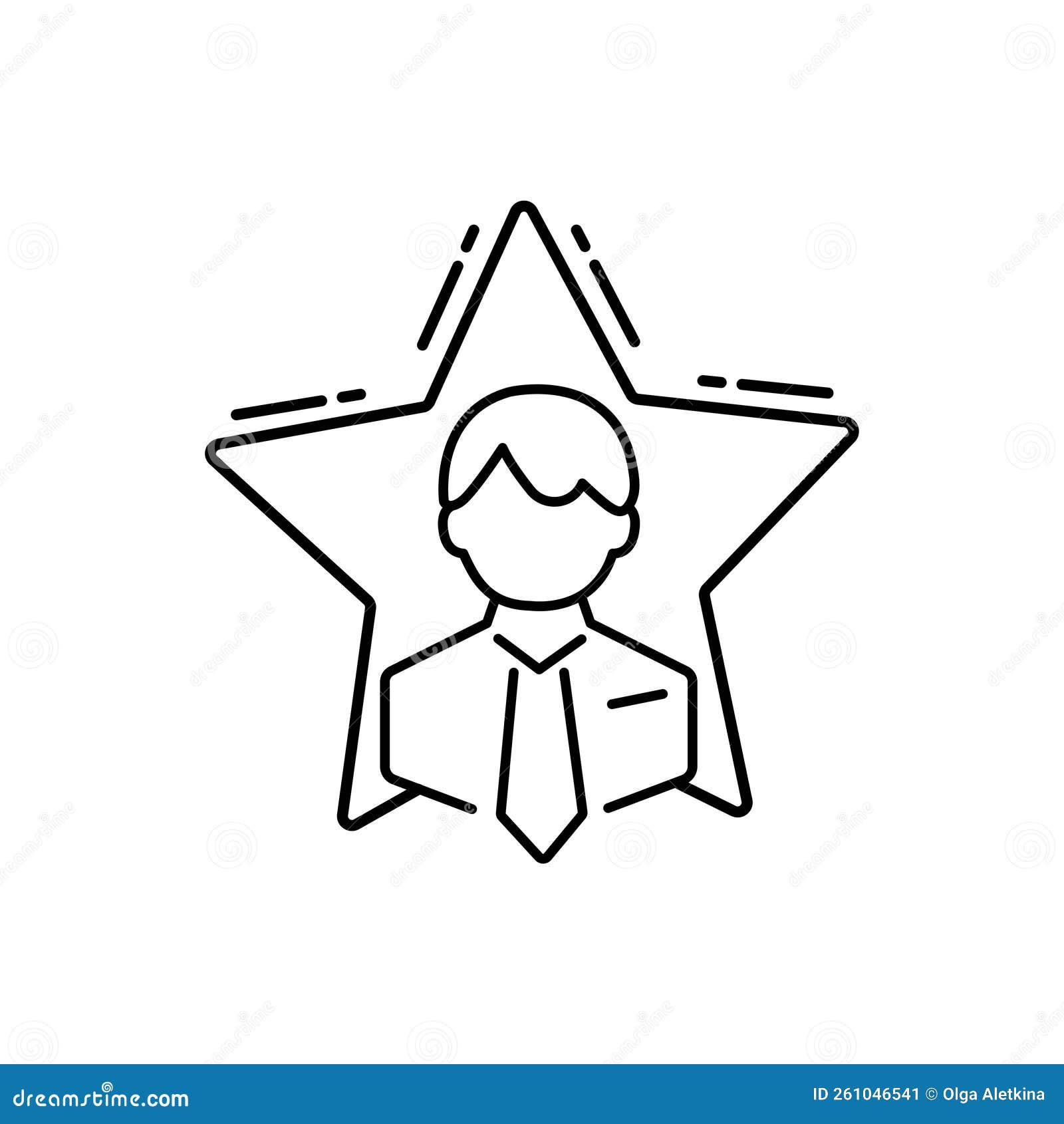 Talent Line Icon. Talent Icon in Vector. Logotype Stock Vector ...