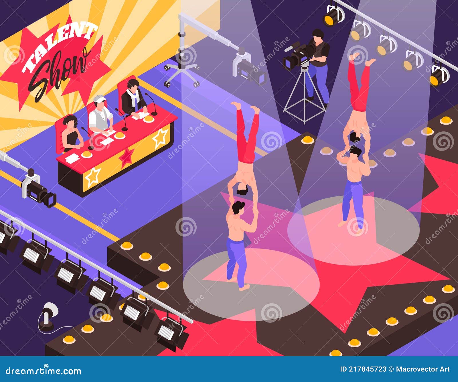 Judging Panel Silhouette Cartoon Vector | CartoonDealer.com #50619783