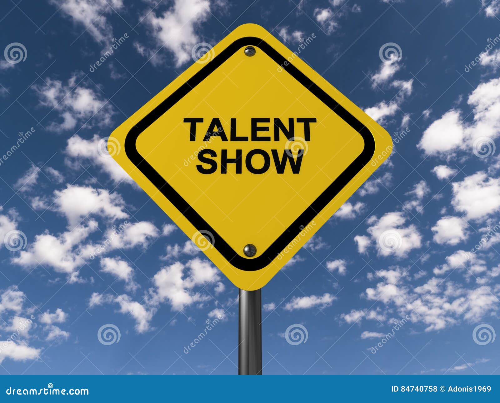 Talent Show Road Sign Royalty-Free Stock Image | CartoonDealer.com ...