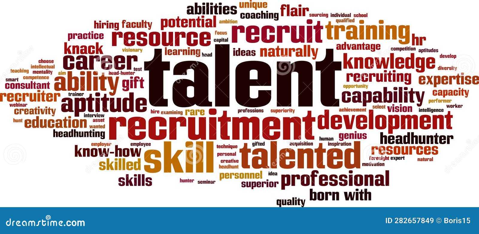 Talent word cloud stock vector. Illustration of gifted - 282657849