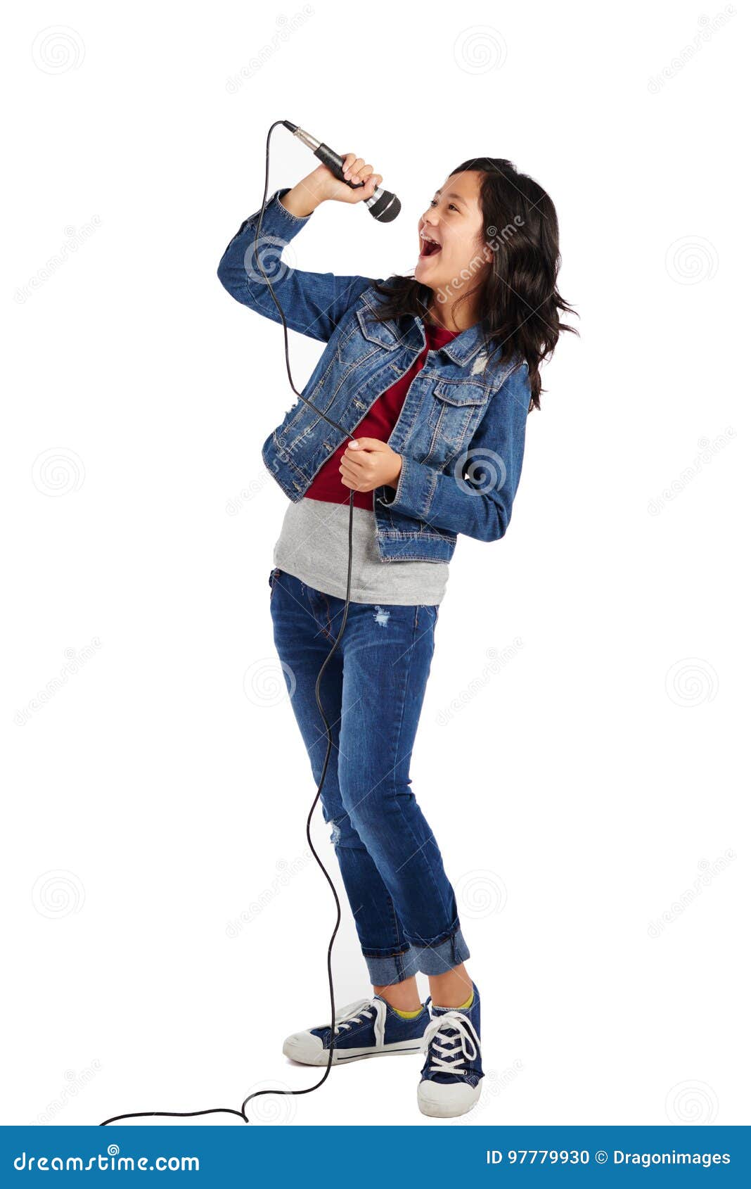 Talented girl stock photo. Image of fulllength, teenager - 97779930