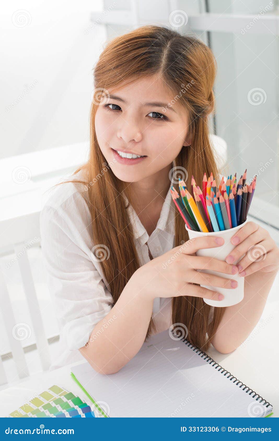 Talented student stock photo. Image of female, looking - 33123306