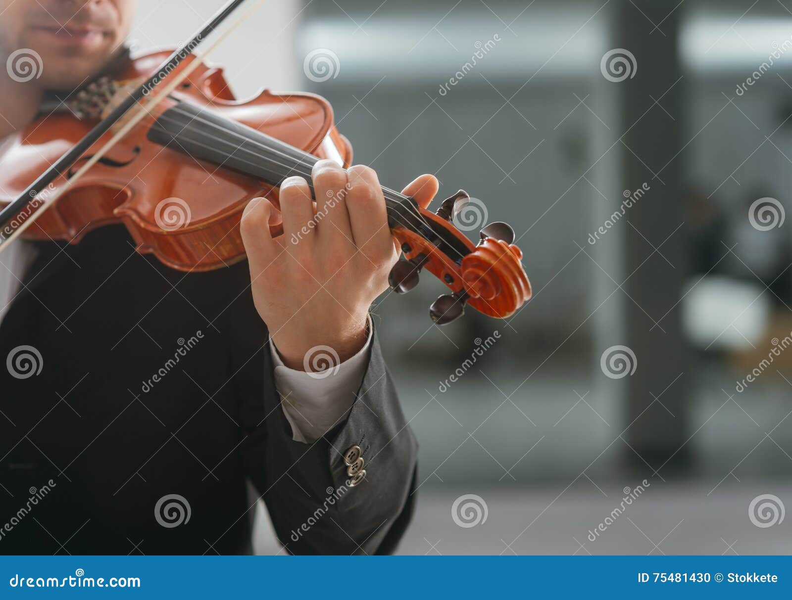 Talented Violinist Solo Performance Stock Photo - Image of classical ...