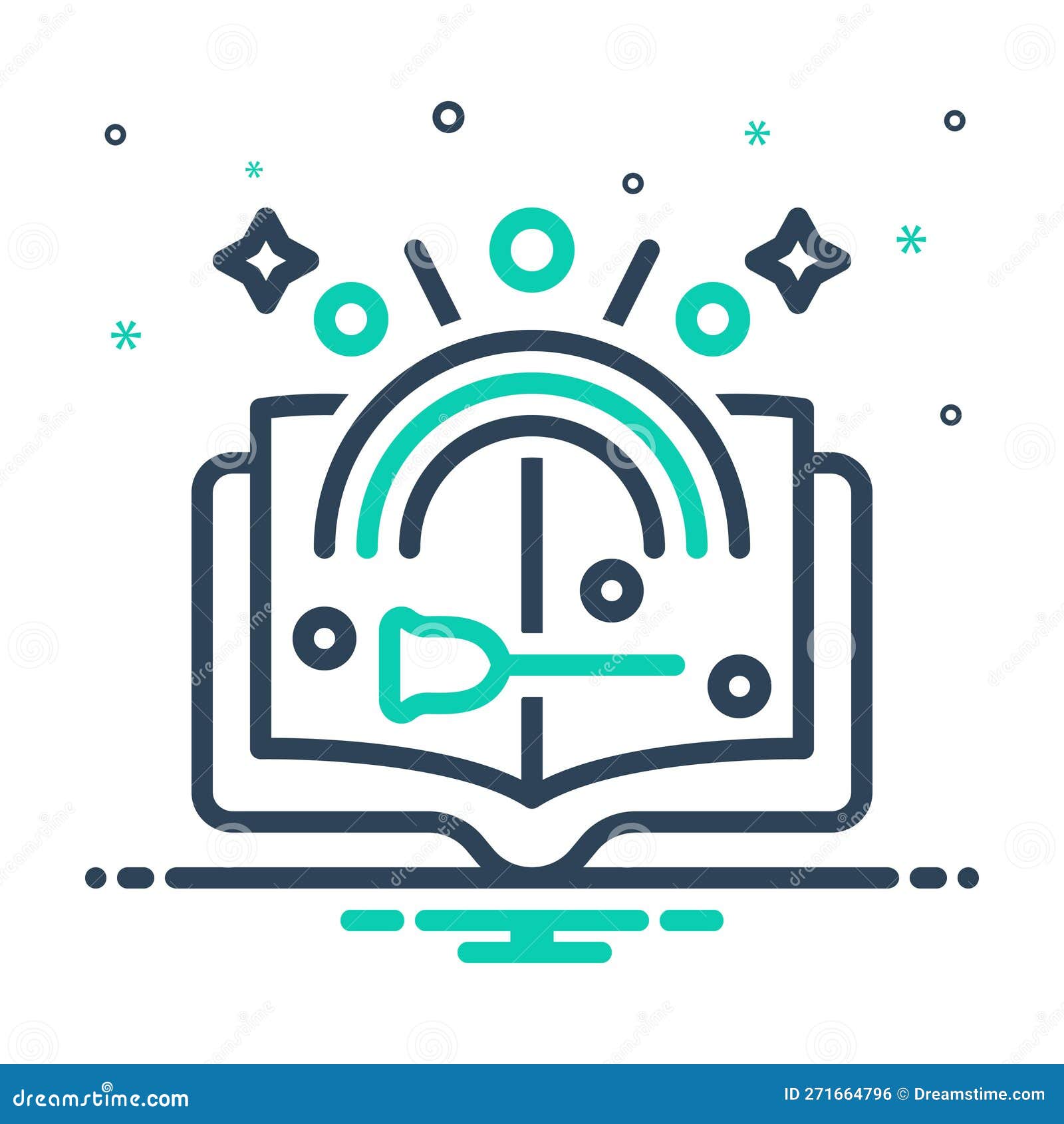 Mix Icon for Tales, Book and Myth Stock Vector - Illustration of symbol ...