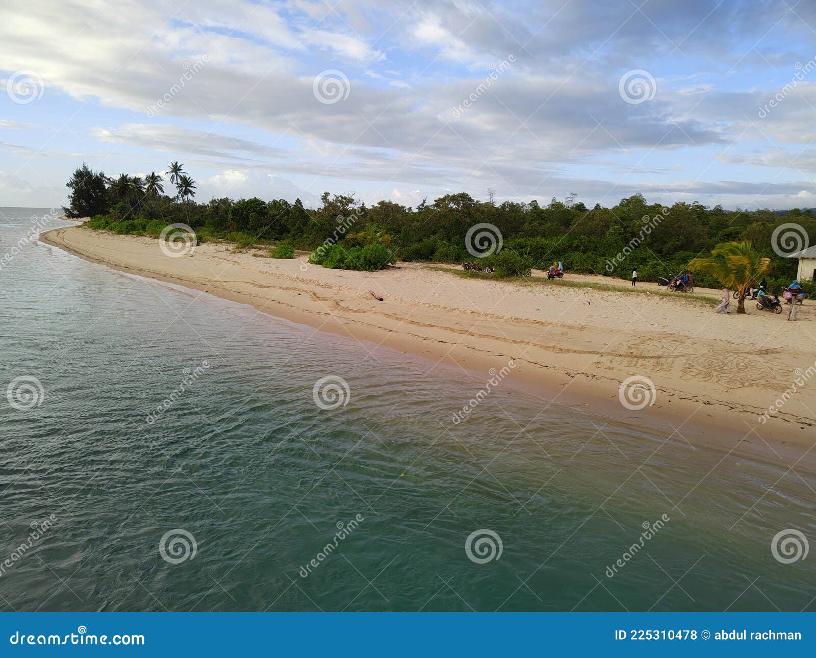 Tali Beach Rocks And Algae In Nasugbu, Batangas, Philippines Stock ...