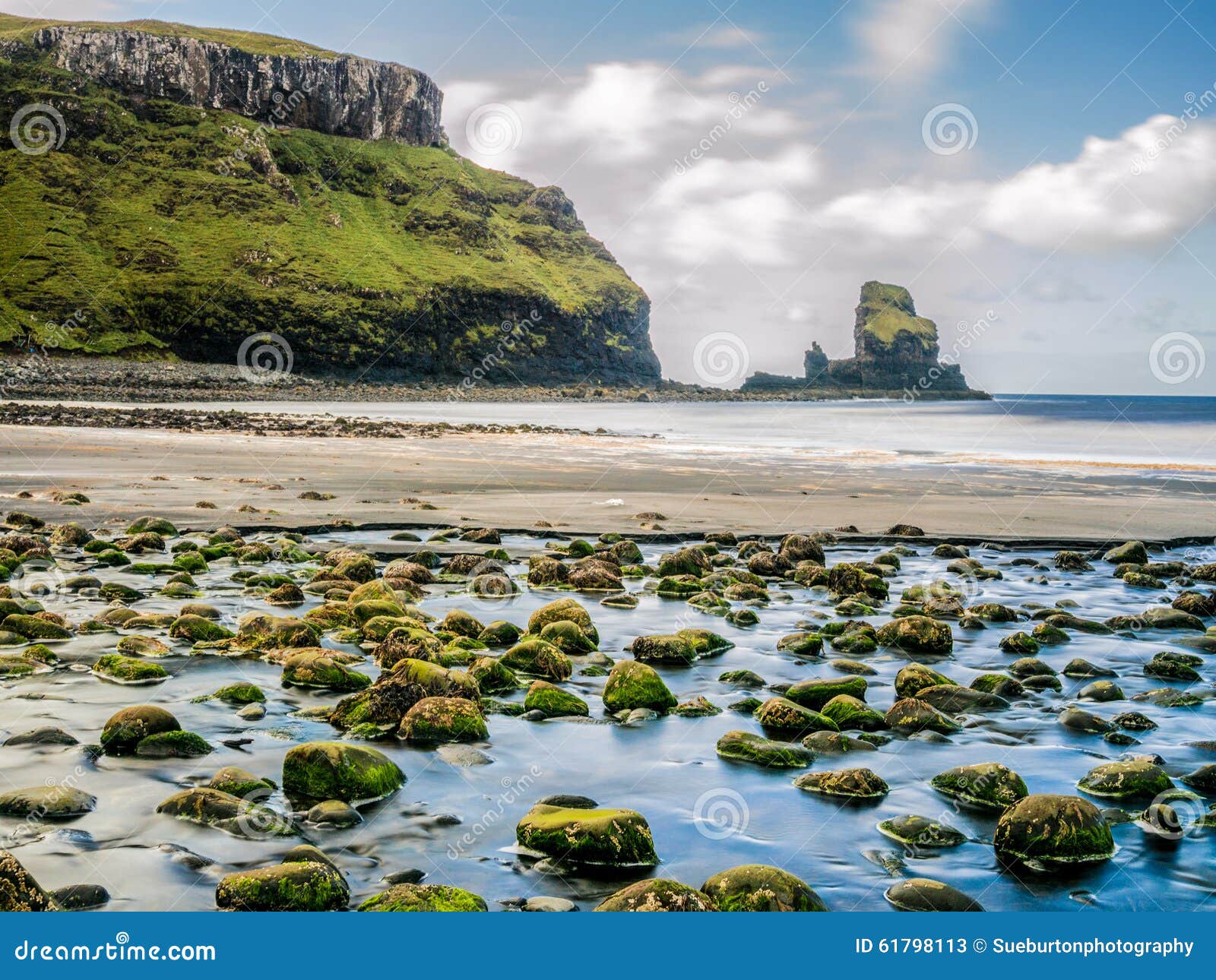 Talisker bay stock image. Image of landscape, reflection - 61798113