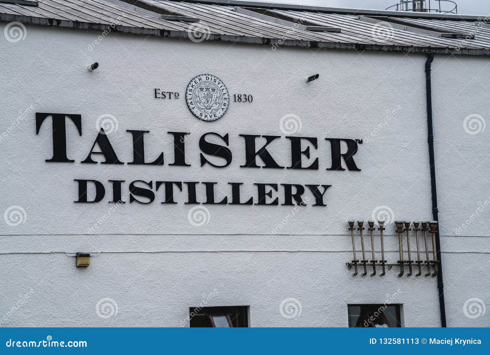 Talisker Distillery Headquarters, Scotland, UK Editorial Stock Photo ...