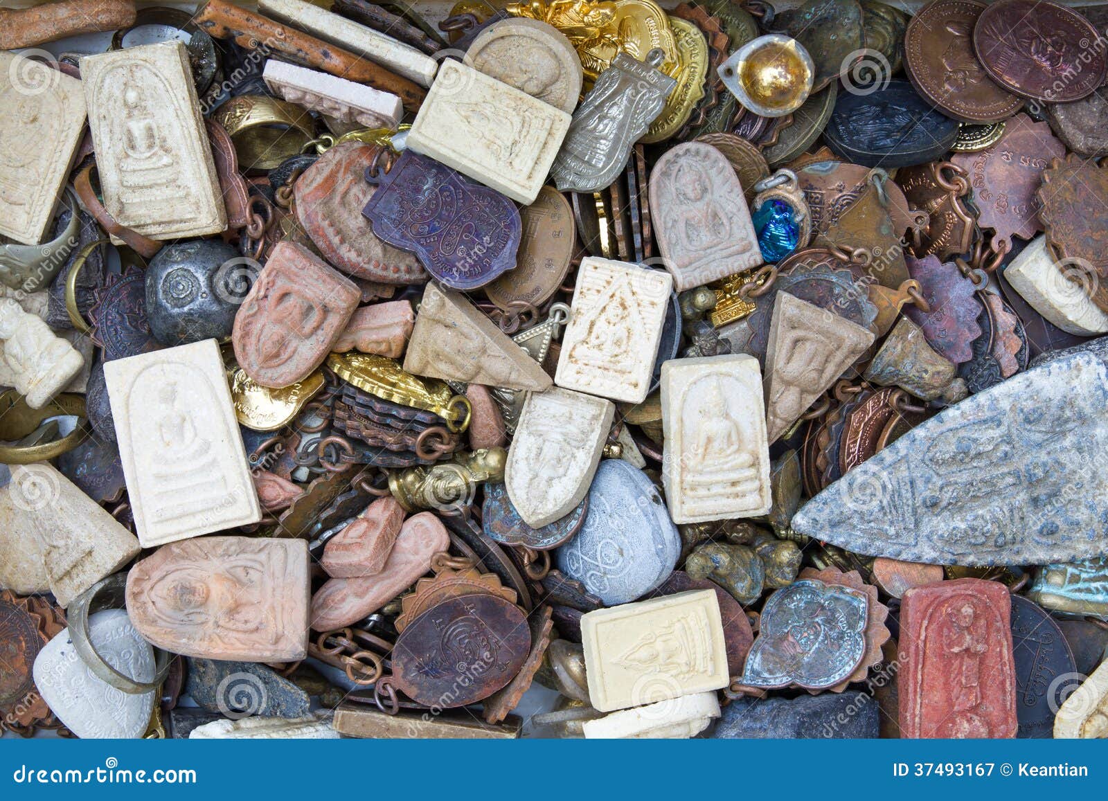 Talismans amulets stock image. Image of detail, brown - 37493167