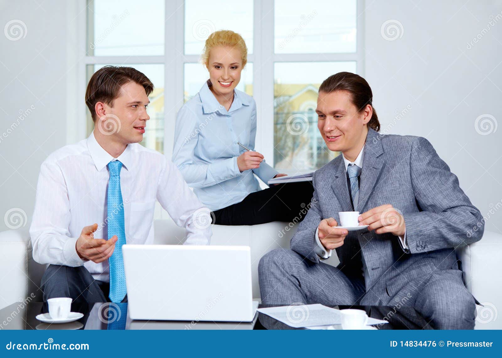 Talk stock photo. Image of explaining, partner, meeting - 14834476