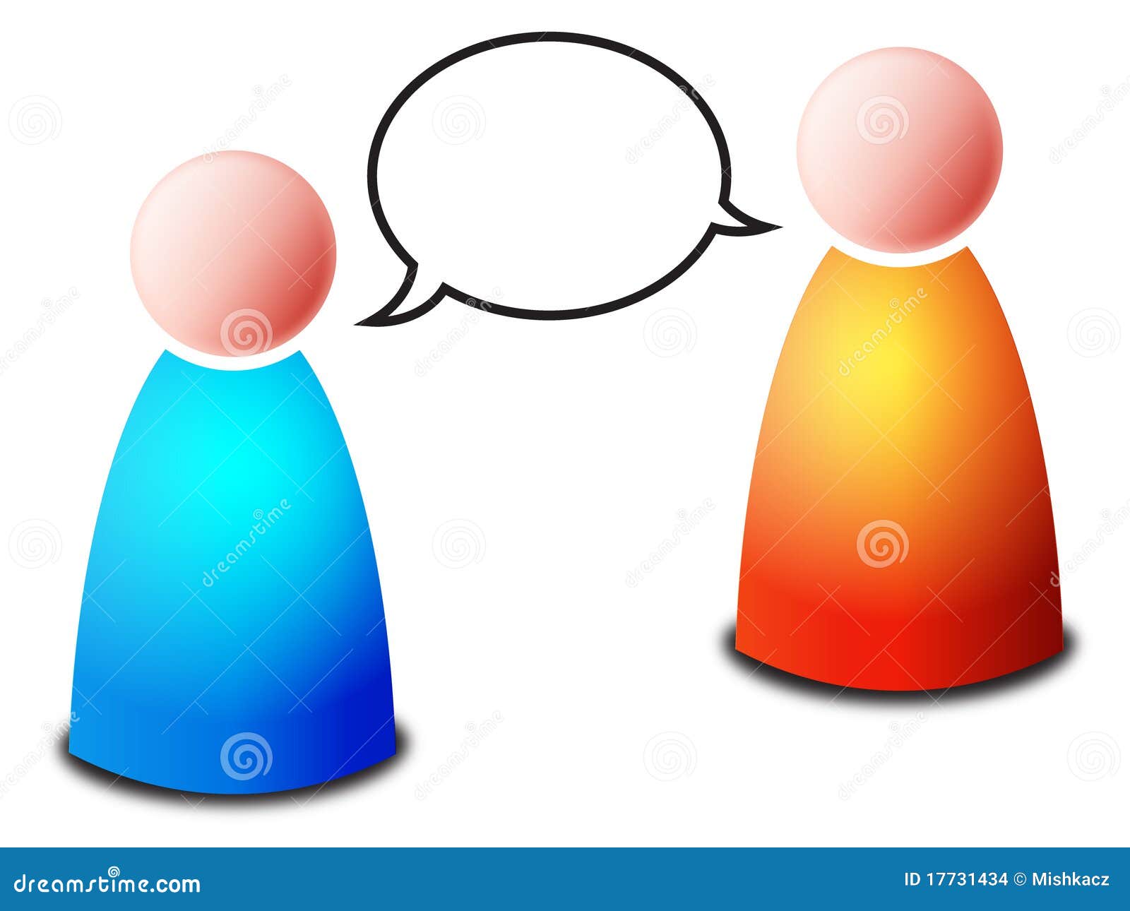 Talk stock vector. Illustration of company, discussion - 17731434