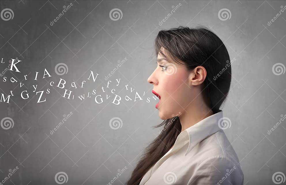 Talk stock image. Image of word, portrait, intelligence - 19080961