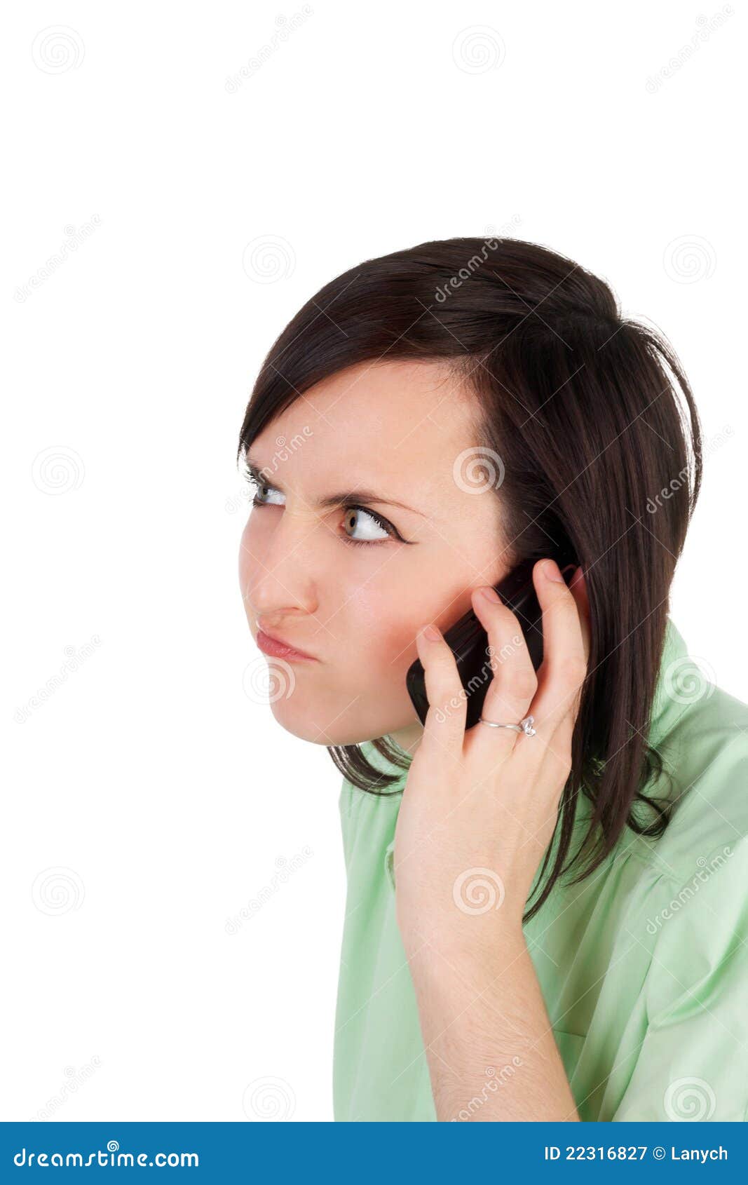 Talk stock image. Image of employee, mobile, speak, caucasian - 22316827