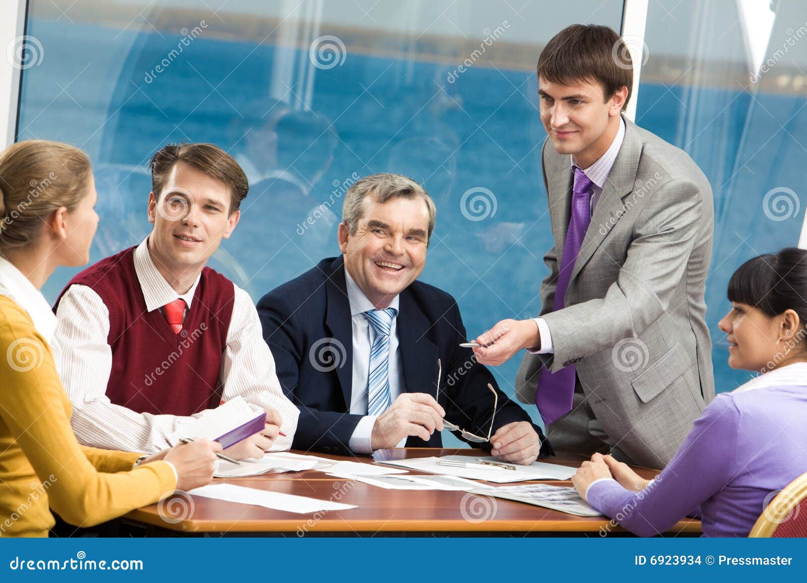 Talk stock photo. Image of brainstorming, male, happy - 6923934