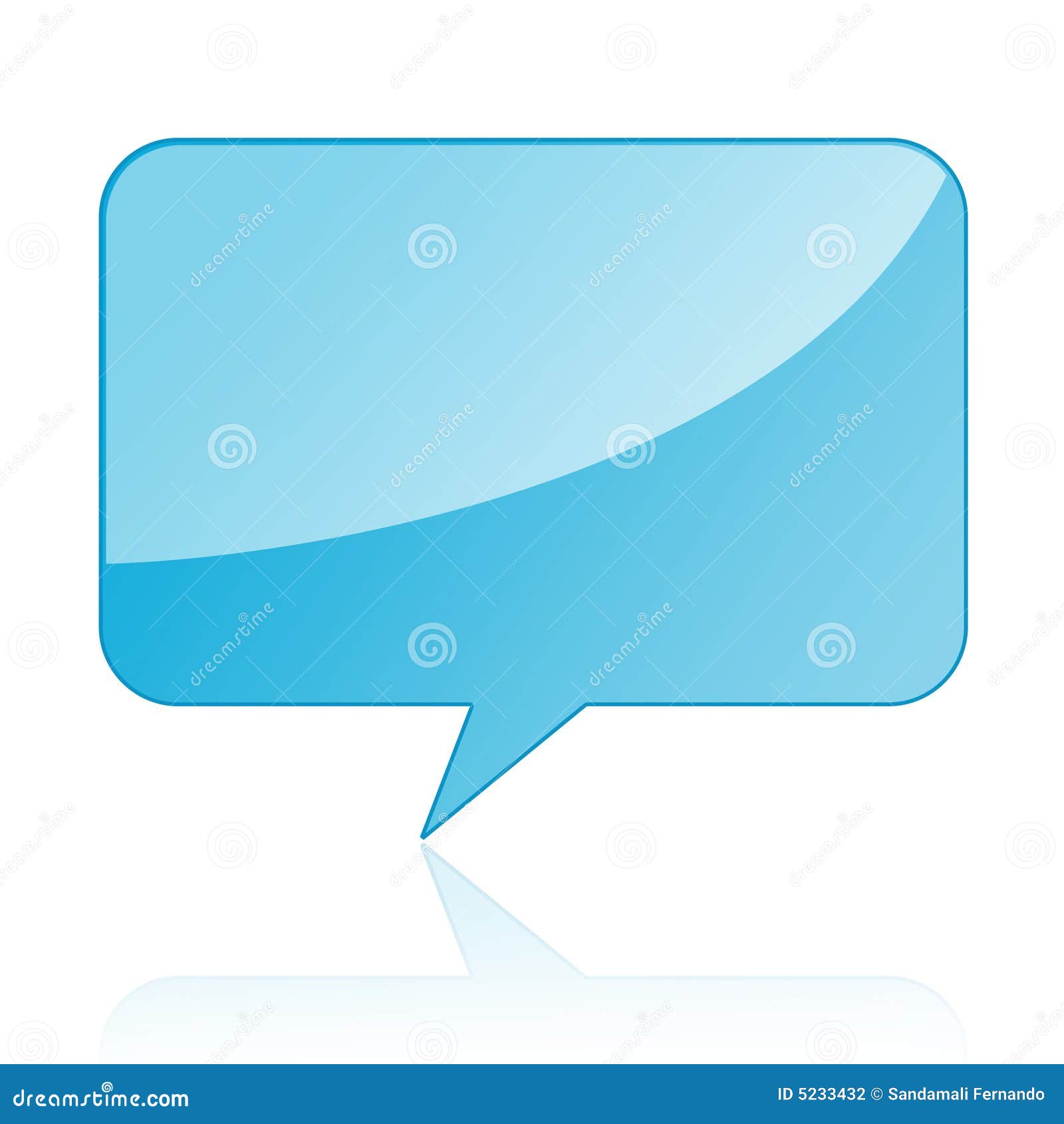 Talk Bubble / Speech Bubble Stock Vector - Illustration of aqua ...