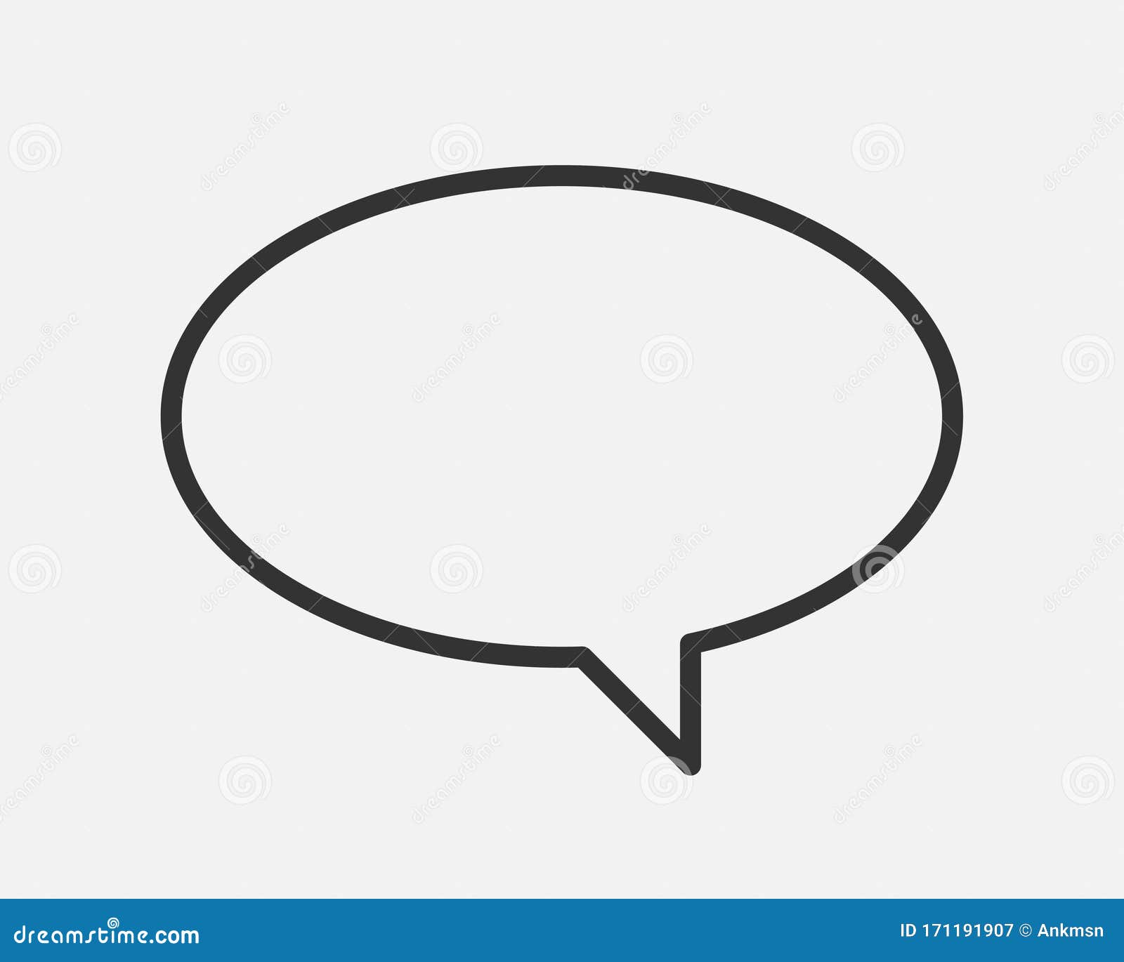 Talk Bubble Icons. Chat Message Symbol, Social Conversation, Dialog ...