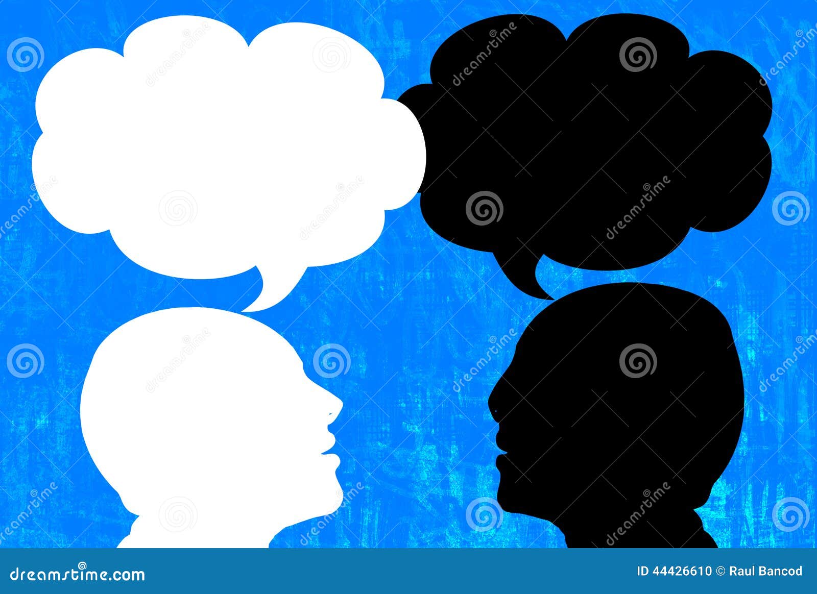 Talk (conversation) stock illustration. Illustration of bubbles - 44426610