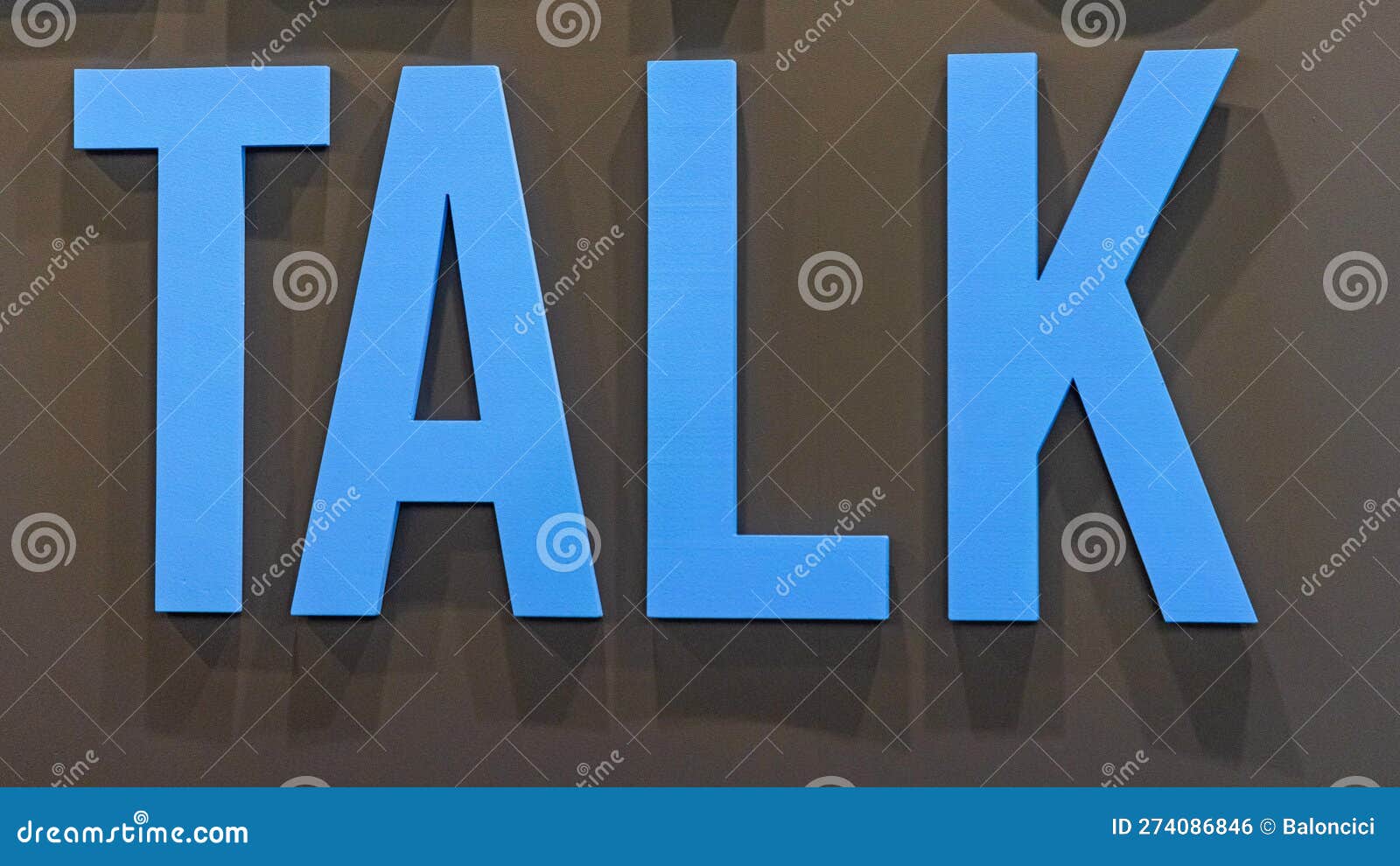 Talk 3d Sign stock photo. Image of english, serbia, europe - 274086846