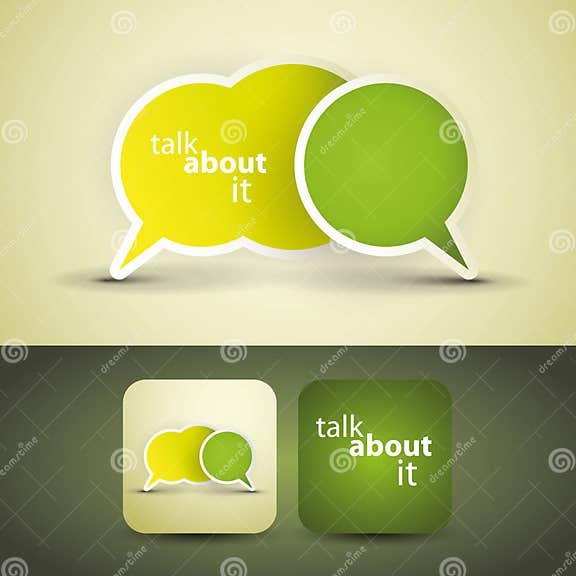 Talk about it - Flyer or Cover Design Stock Vector - Illustration of ...