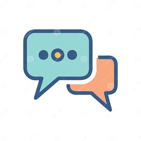 Talk Icon Design for Communication Stock Vector - Illustration of talk ...