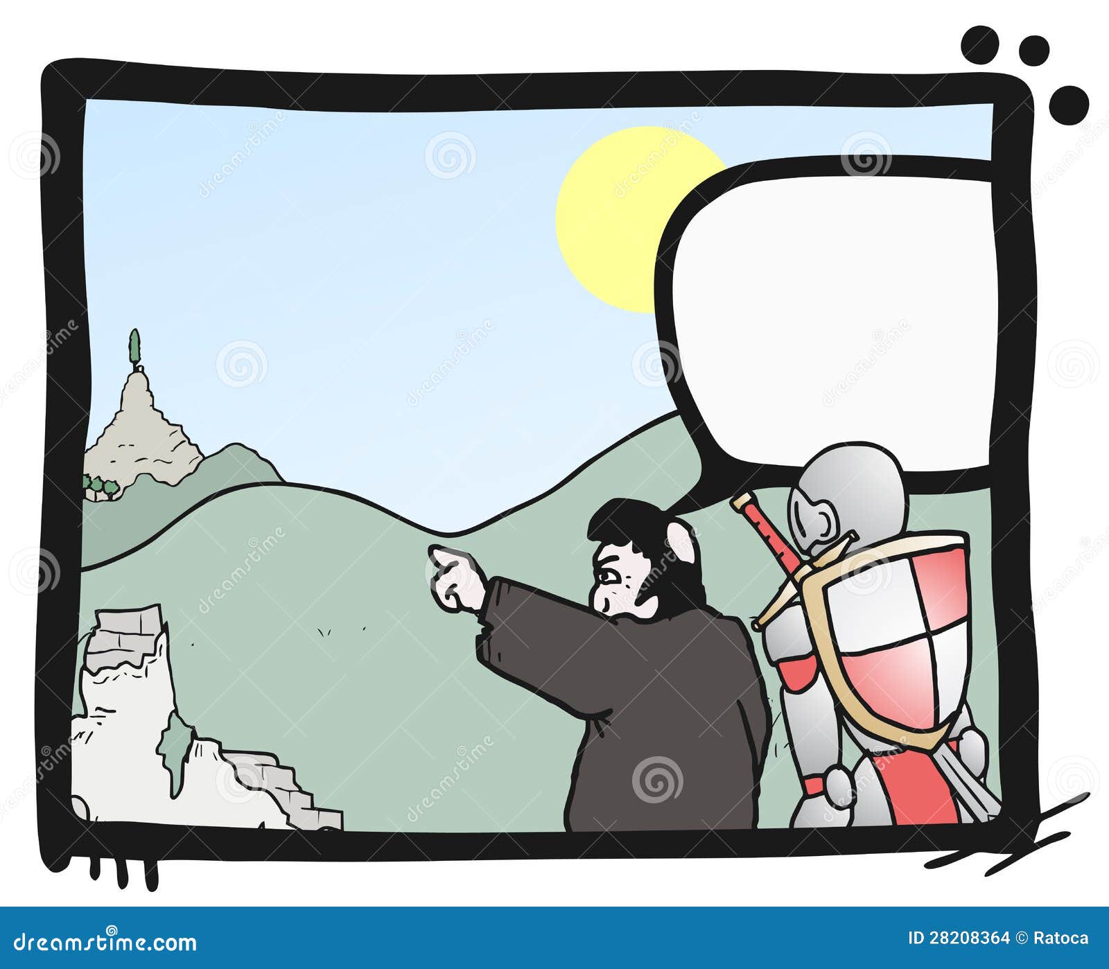 Talk scene comic stock vector. Illustration of conversation - 28208364