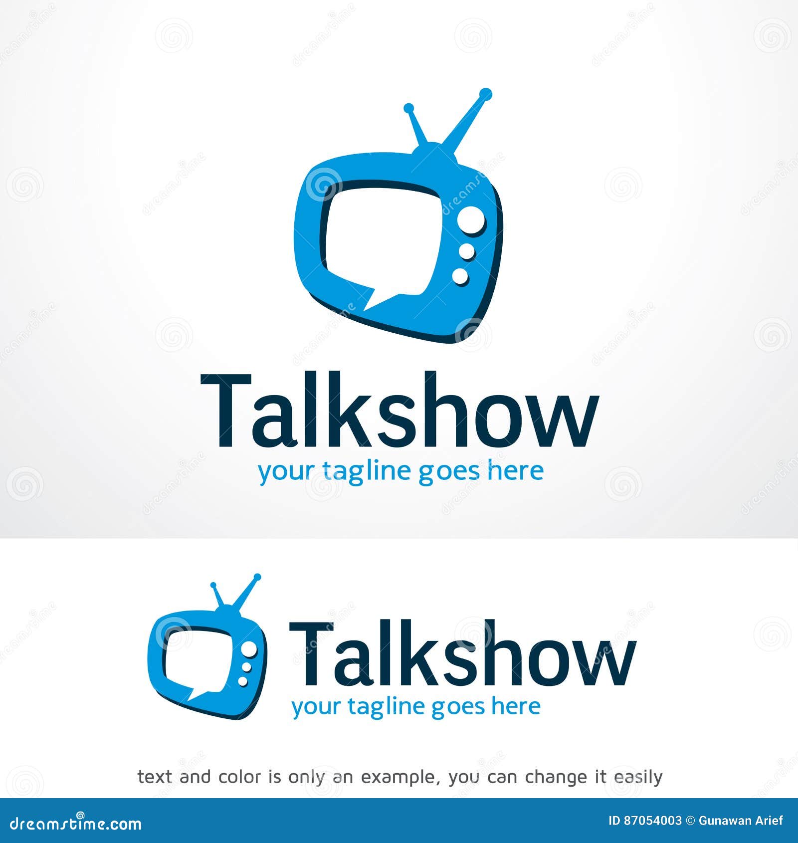 Talk Show Logo Template Design Vector Stock Vector - Illustration of ...