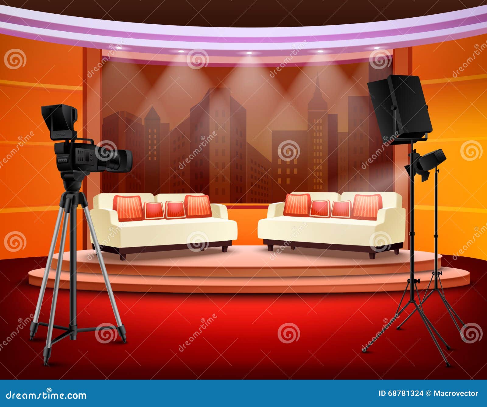 Talk Show, Podcast Icon And Logo Vector Illustration | CartoonDealer ...