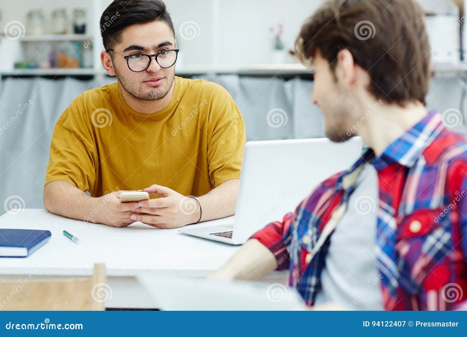 Talk of students stock image. Image of college, education - 94122407
