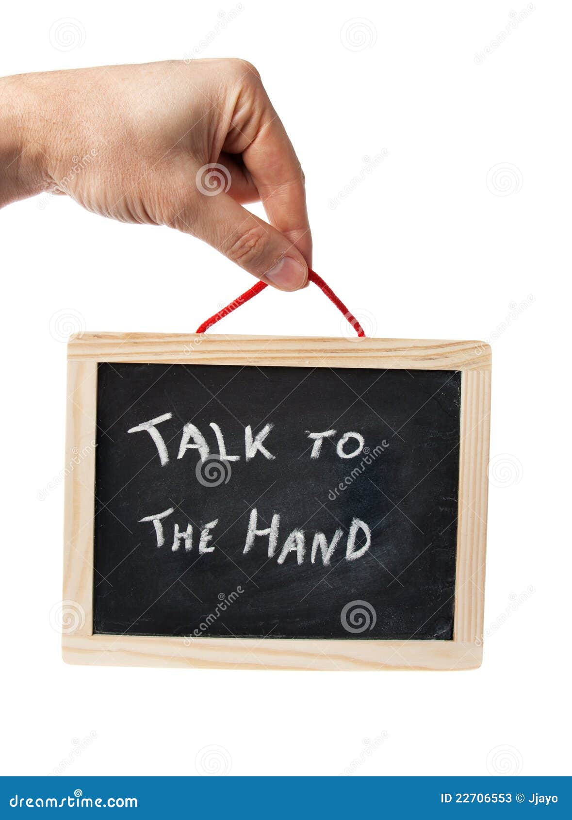 Talk to the hand stock image. Image of emotion, annoyed - 22706553